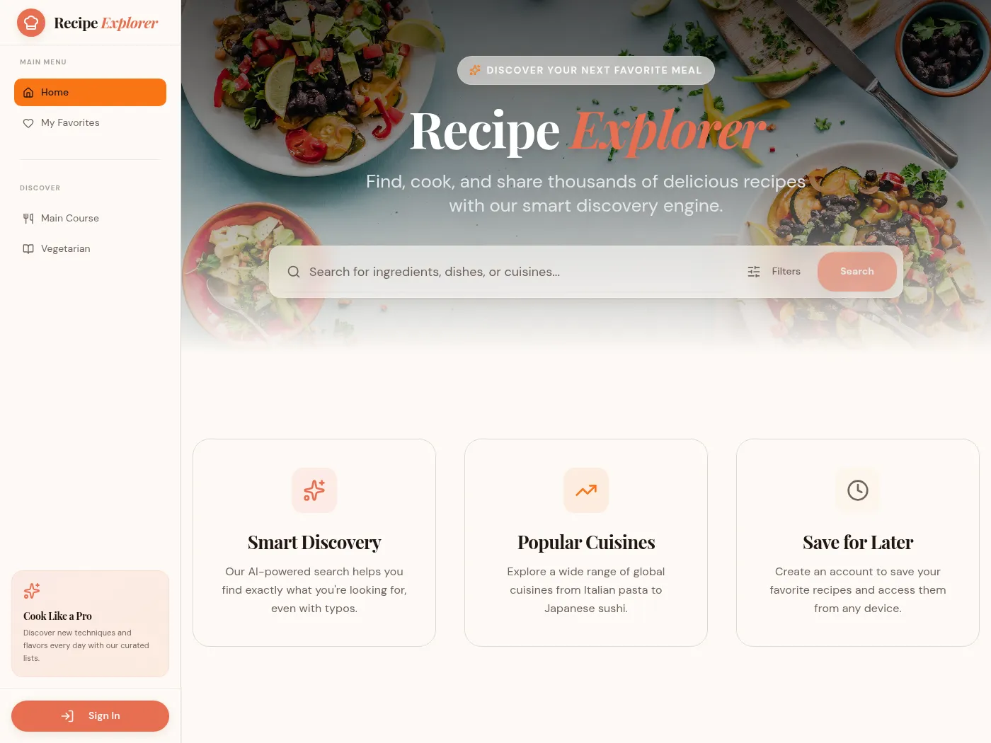 Recipe Explorer