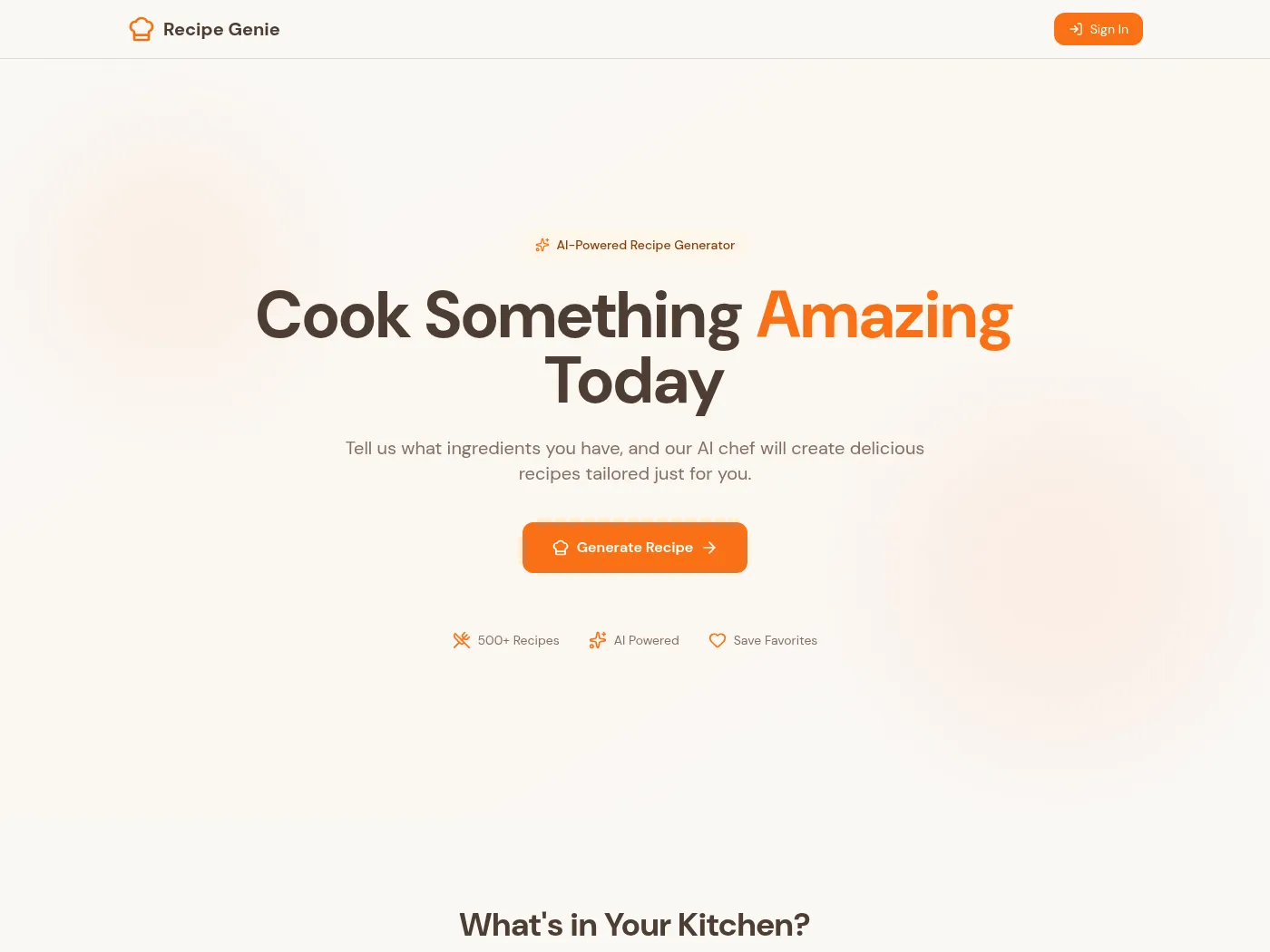 Recipe Genie