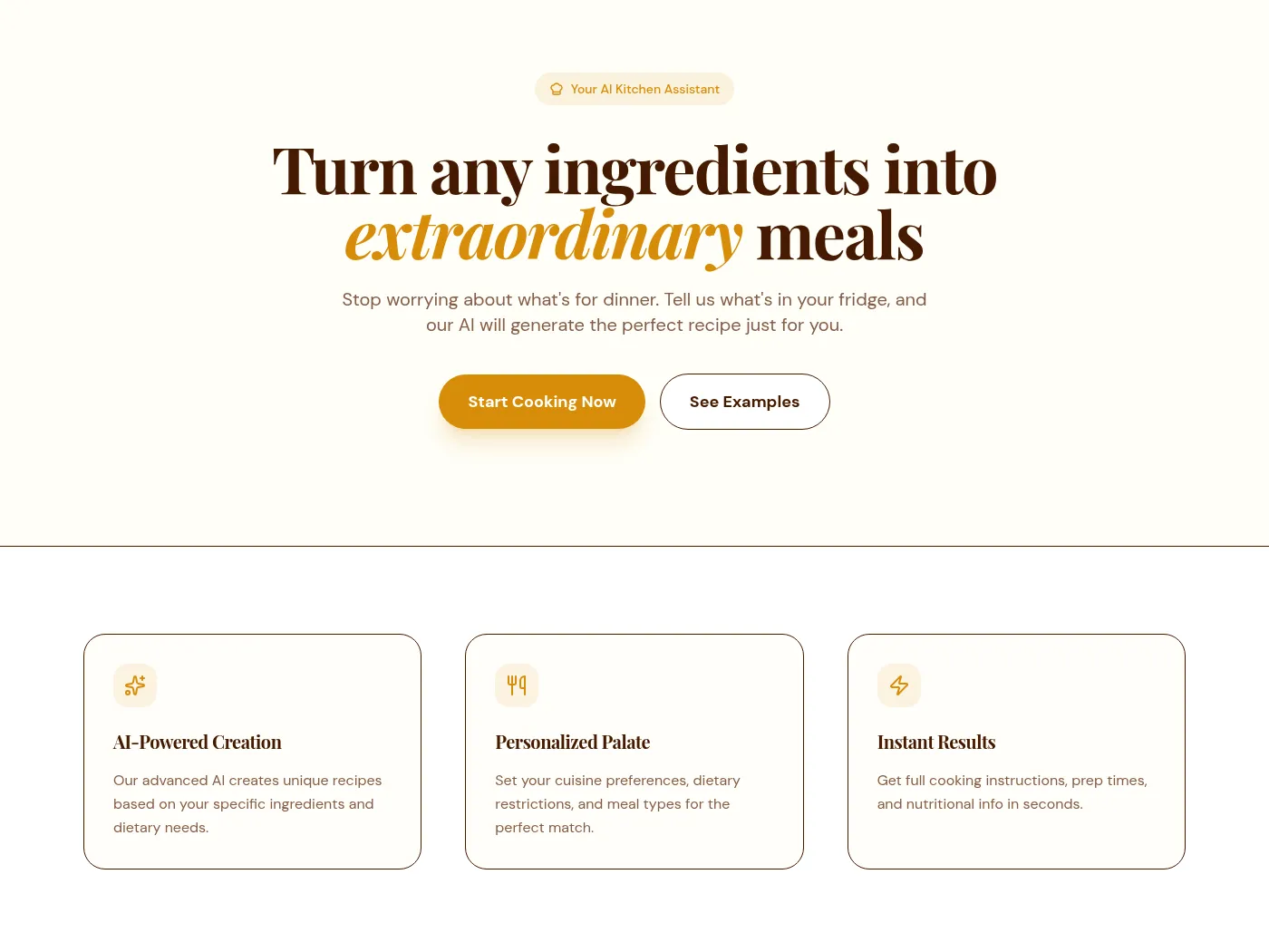 Recipe Genie