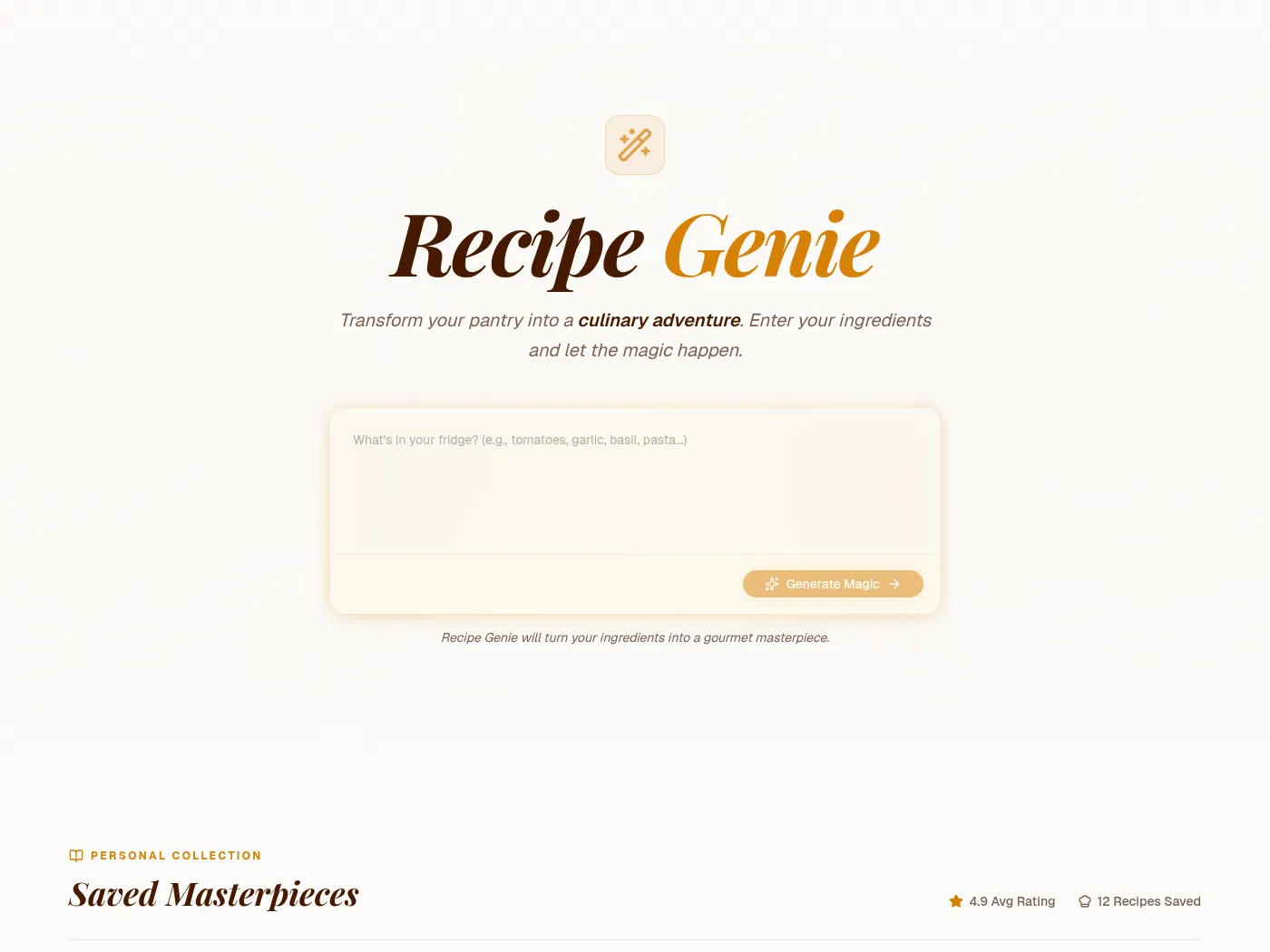 Recipe Genie