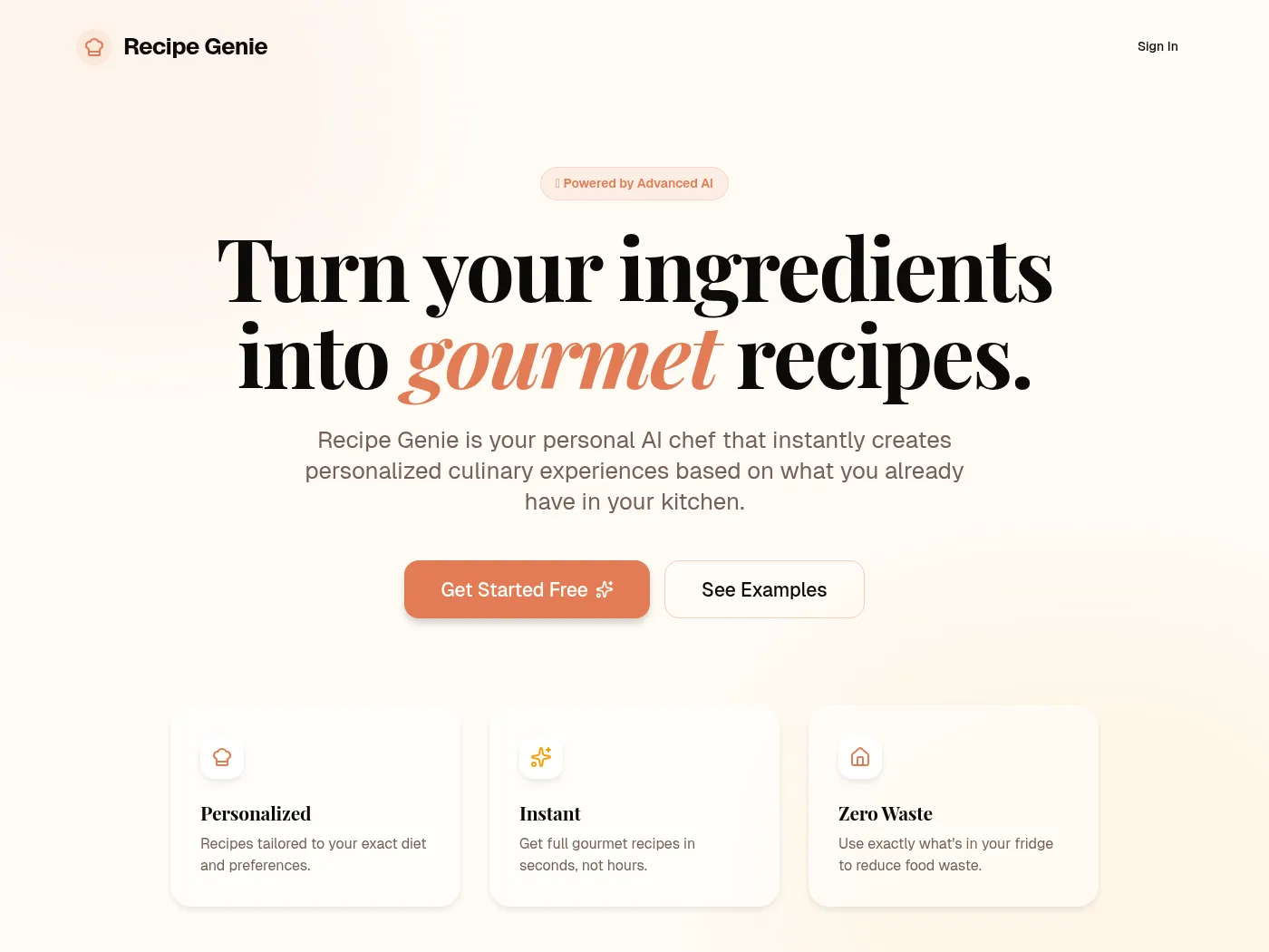 Recipe Genie