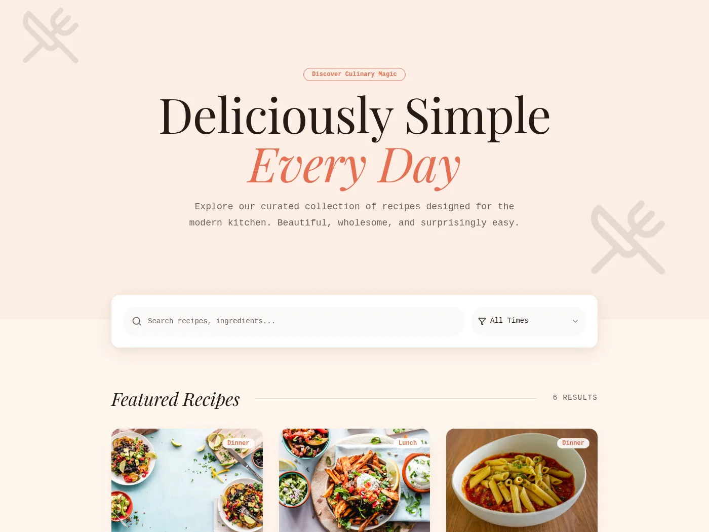 Recipe Wizard