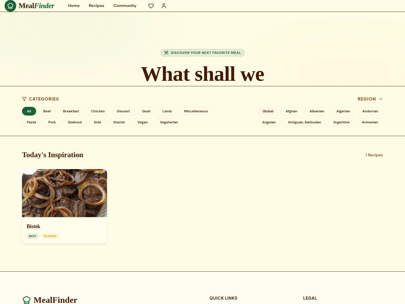 MealFinder