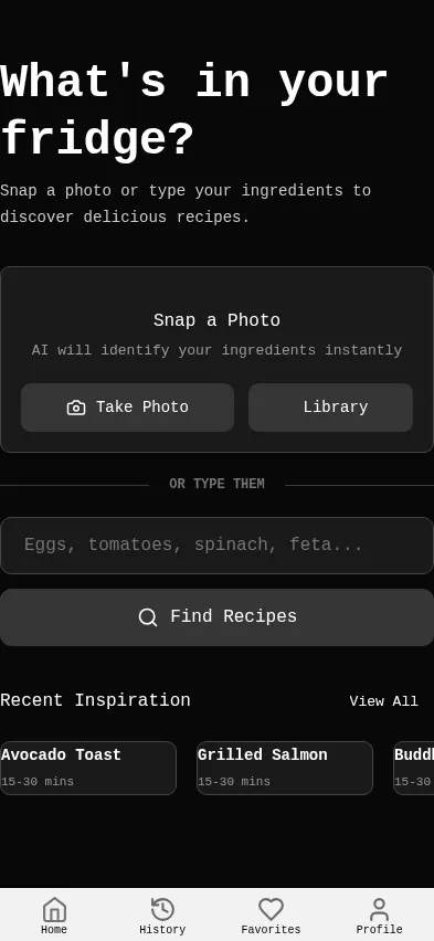 Recipe Vision AI