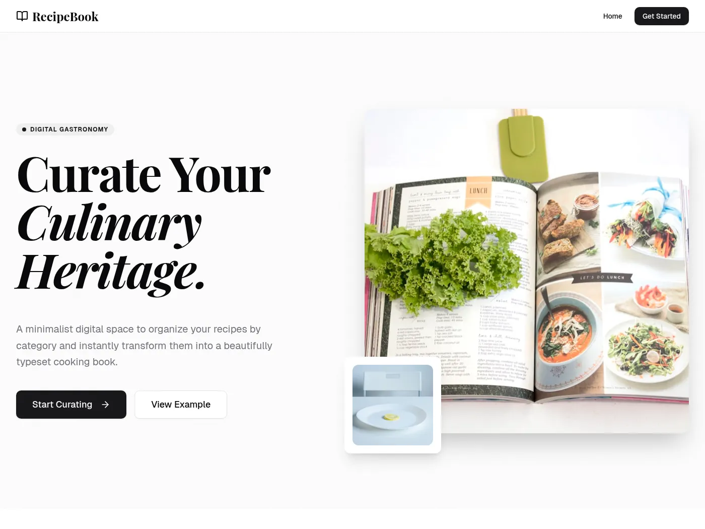 RecipeBook Creator