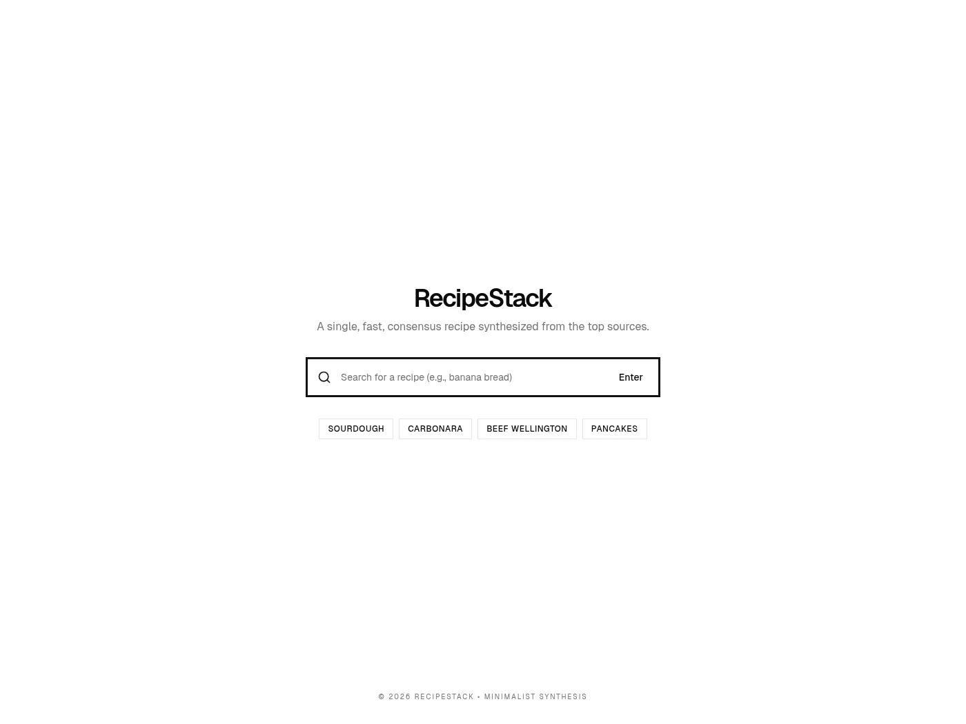 RecipeStack