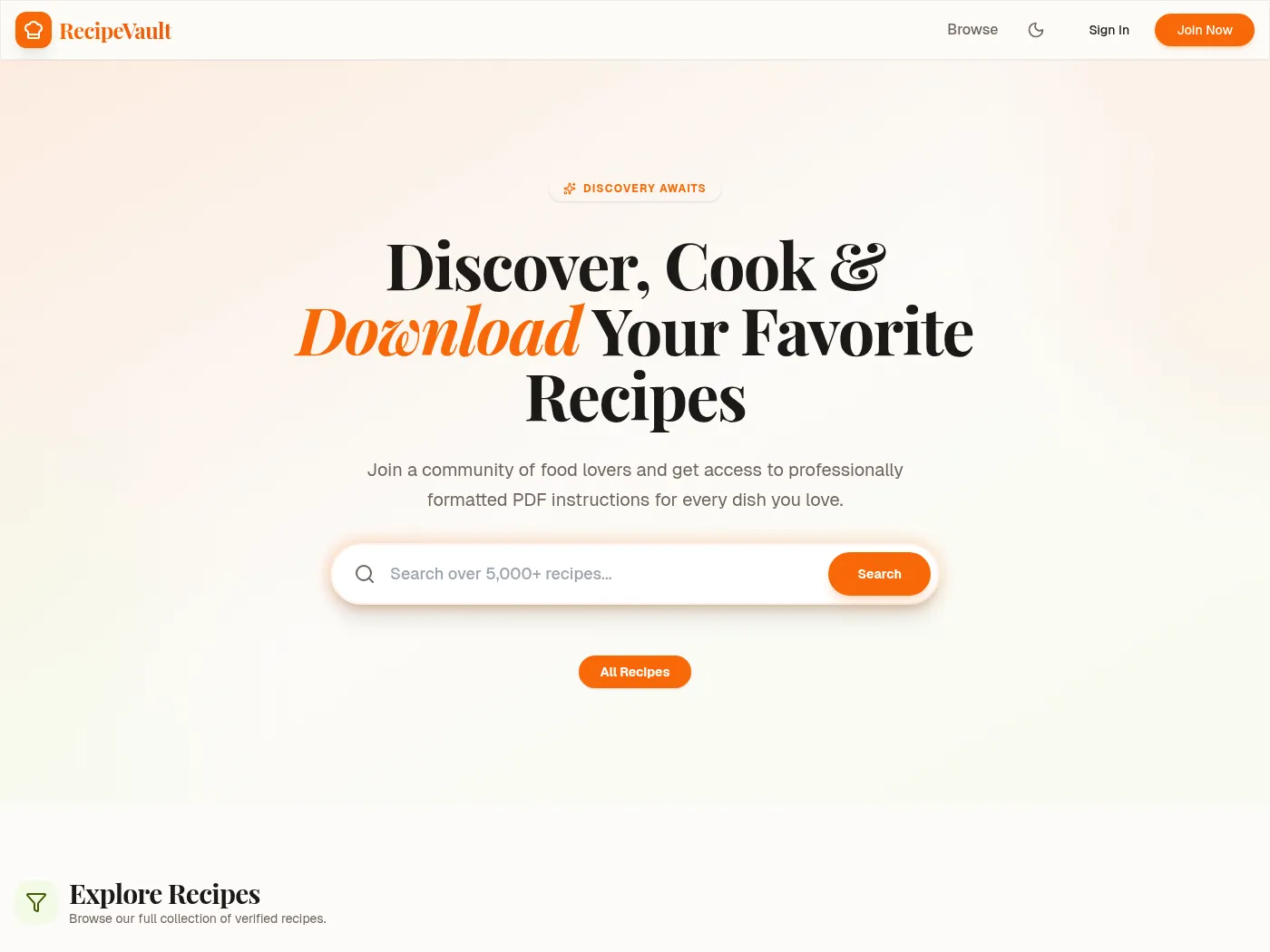RecipeVault
