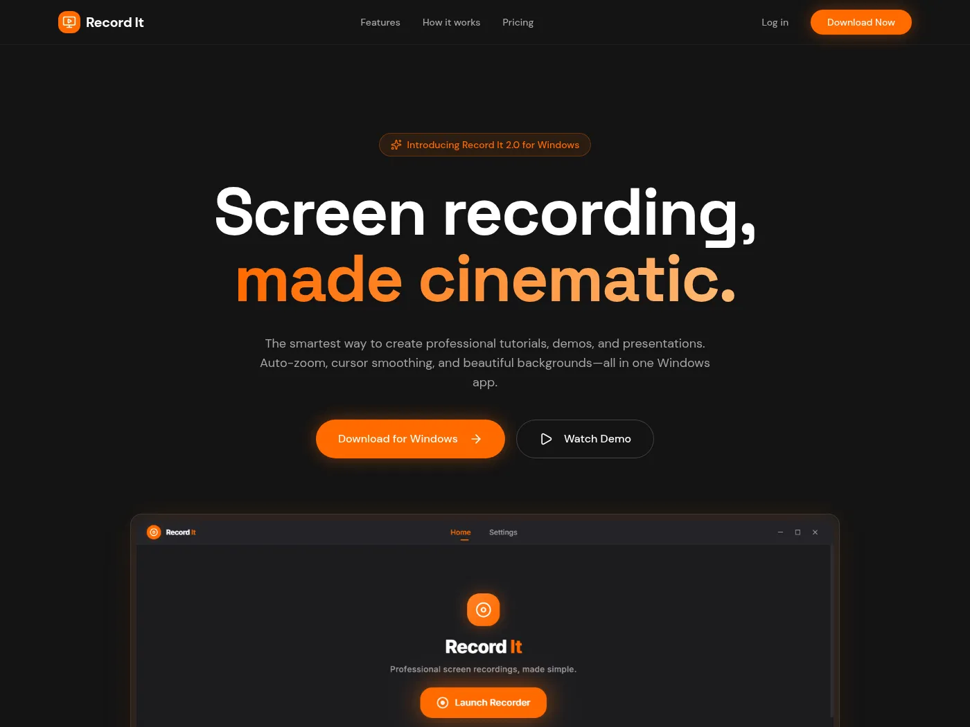 Record It Web Portal