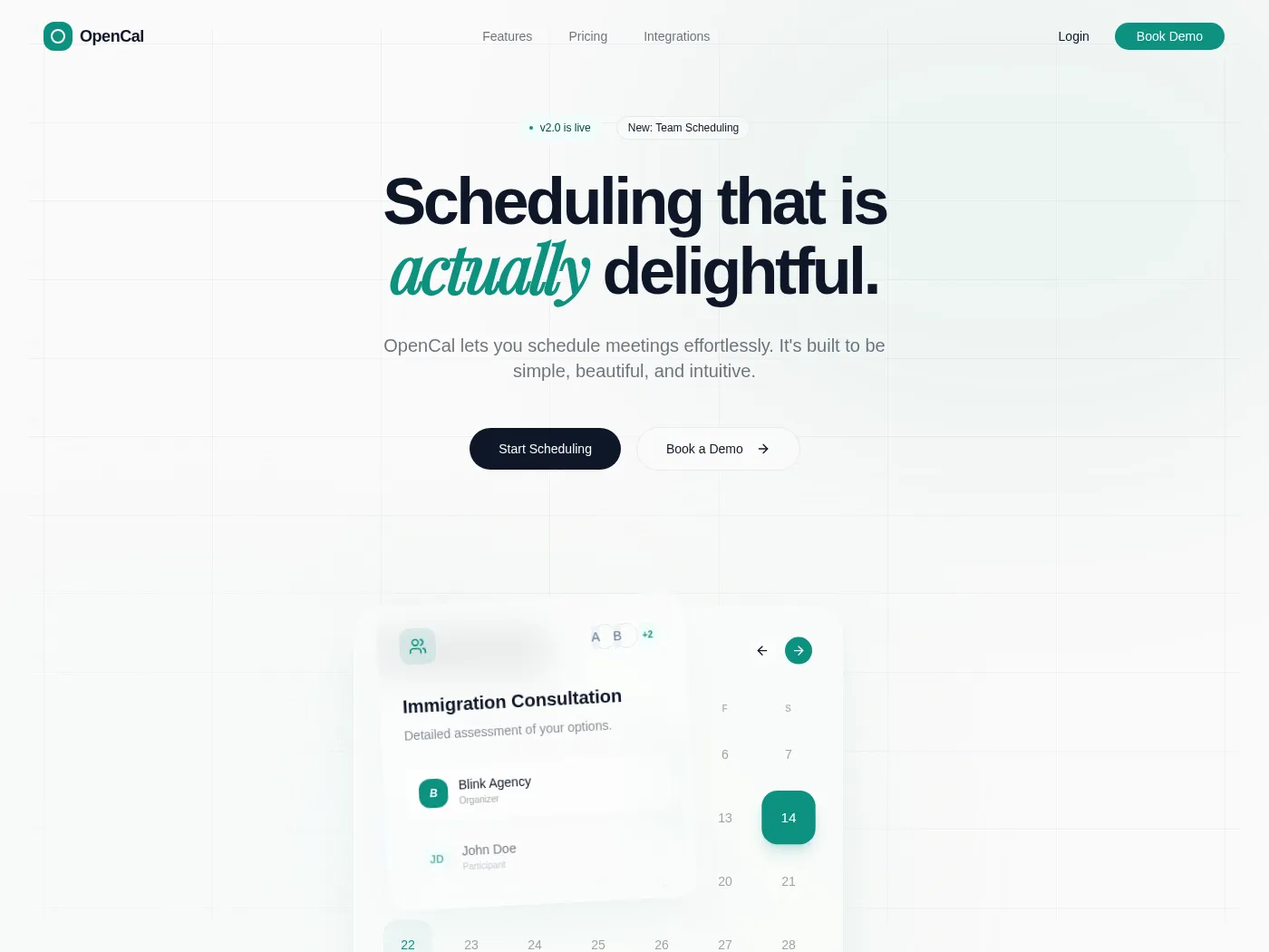 Recrea Web Clone
