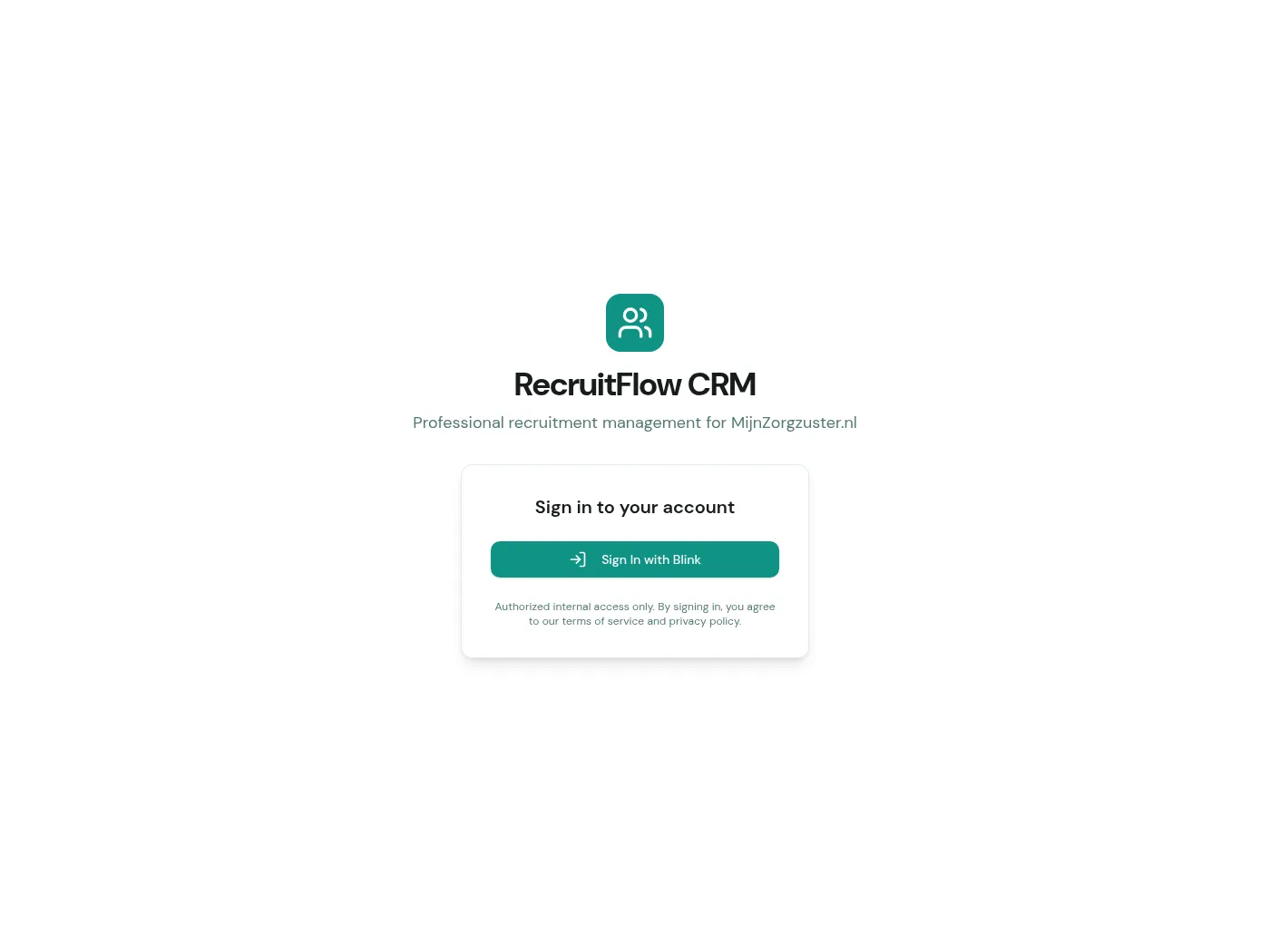 RecruitFlow CRM