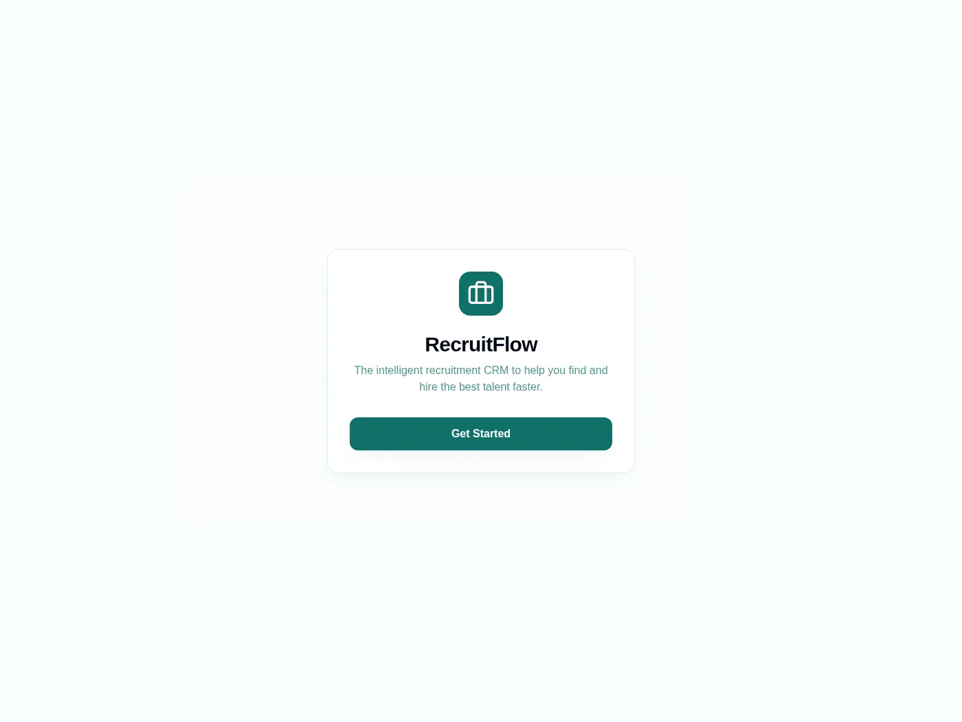 RecruitFlow CRM