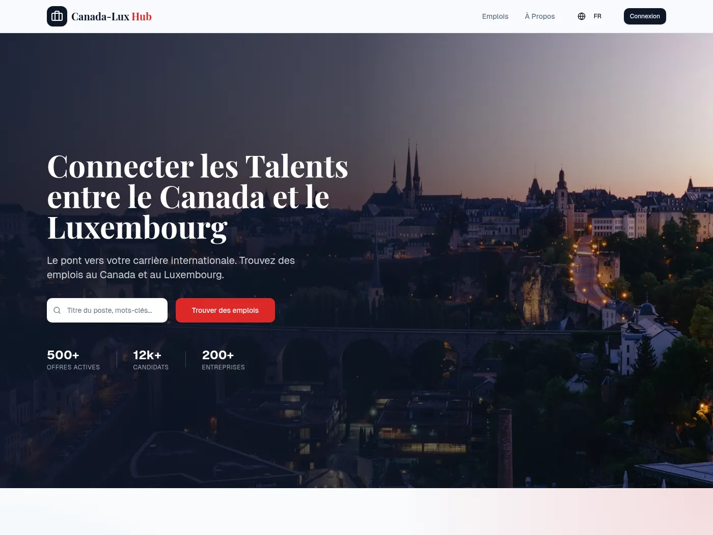 Canada-Lux Recruitment Hub