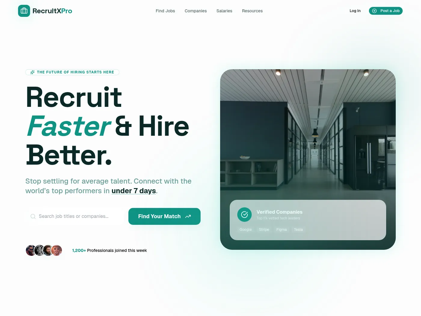 RecruitX Pro Website