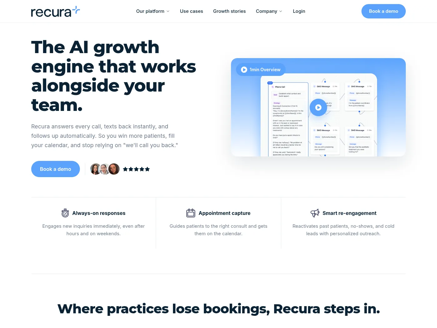 Recura.ai Frontend Clone