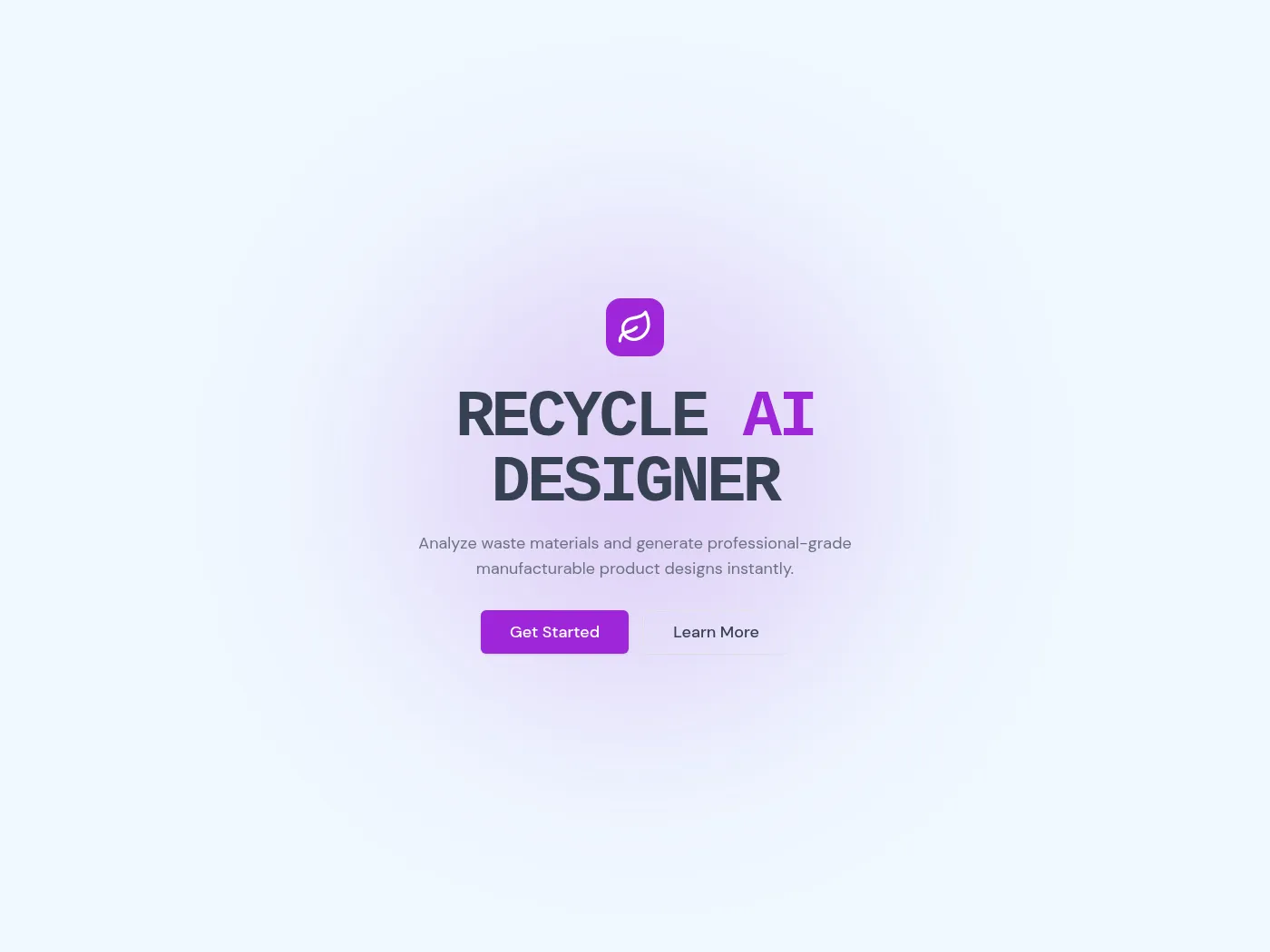 Recycle AI Designer