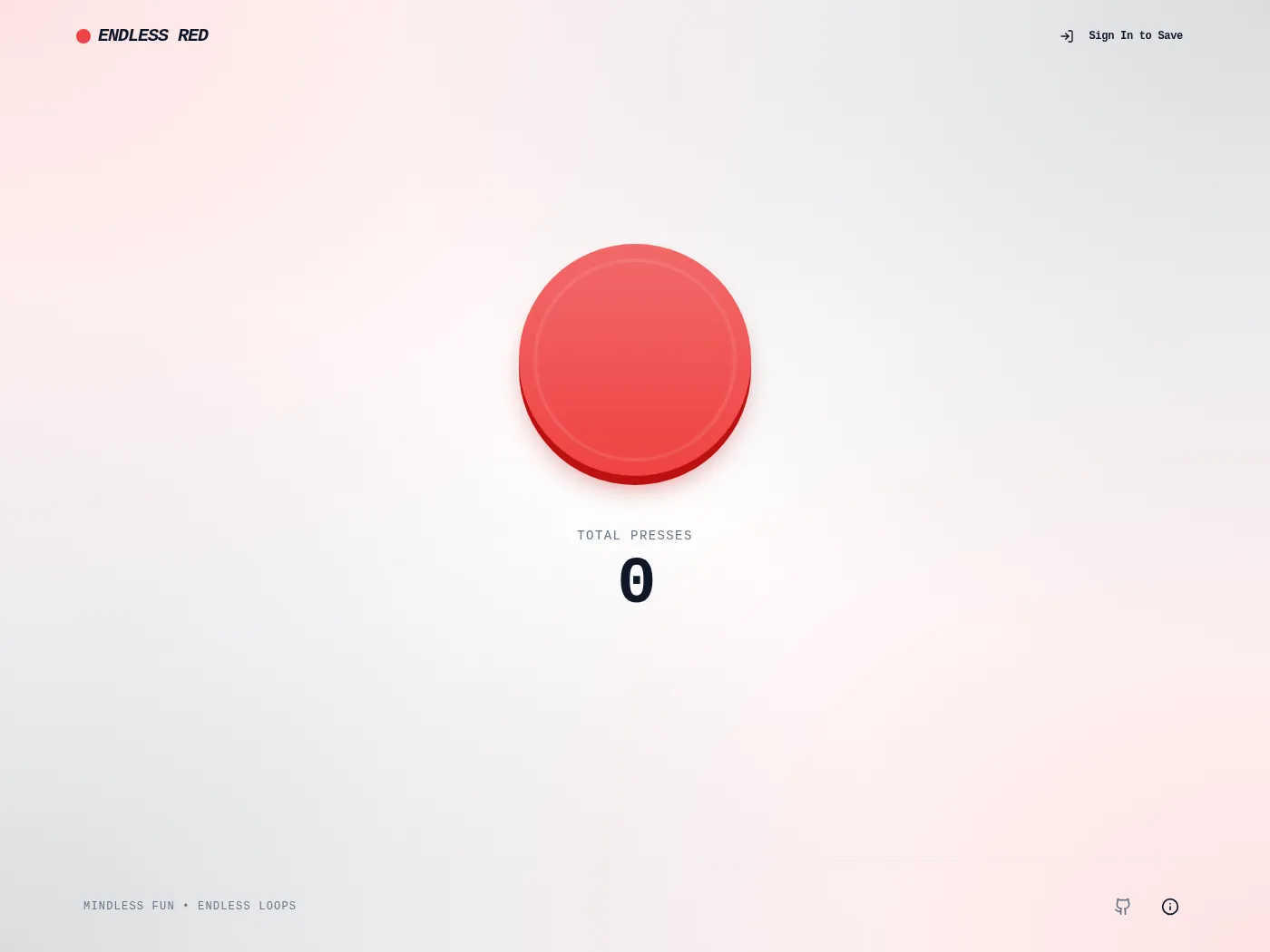 Endless Red Button