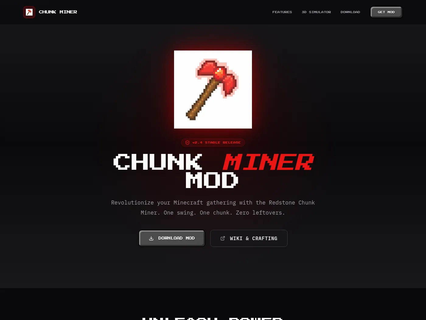 Chunk Miner Mod
