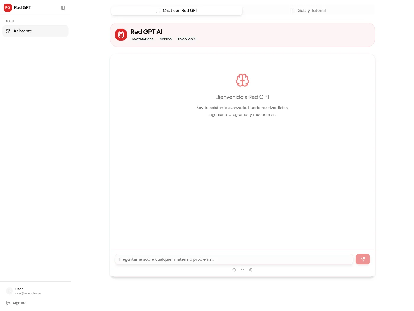 Red GPT AI Assistant