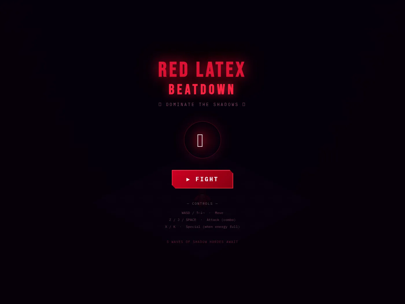 Red Latex Beatdown