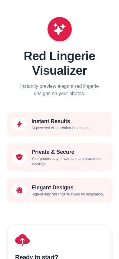 Red Lingerie Visualizer