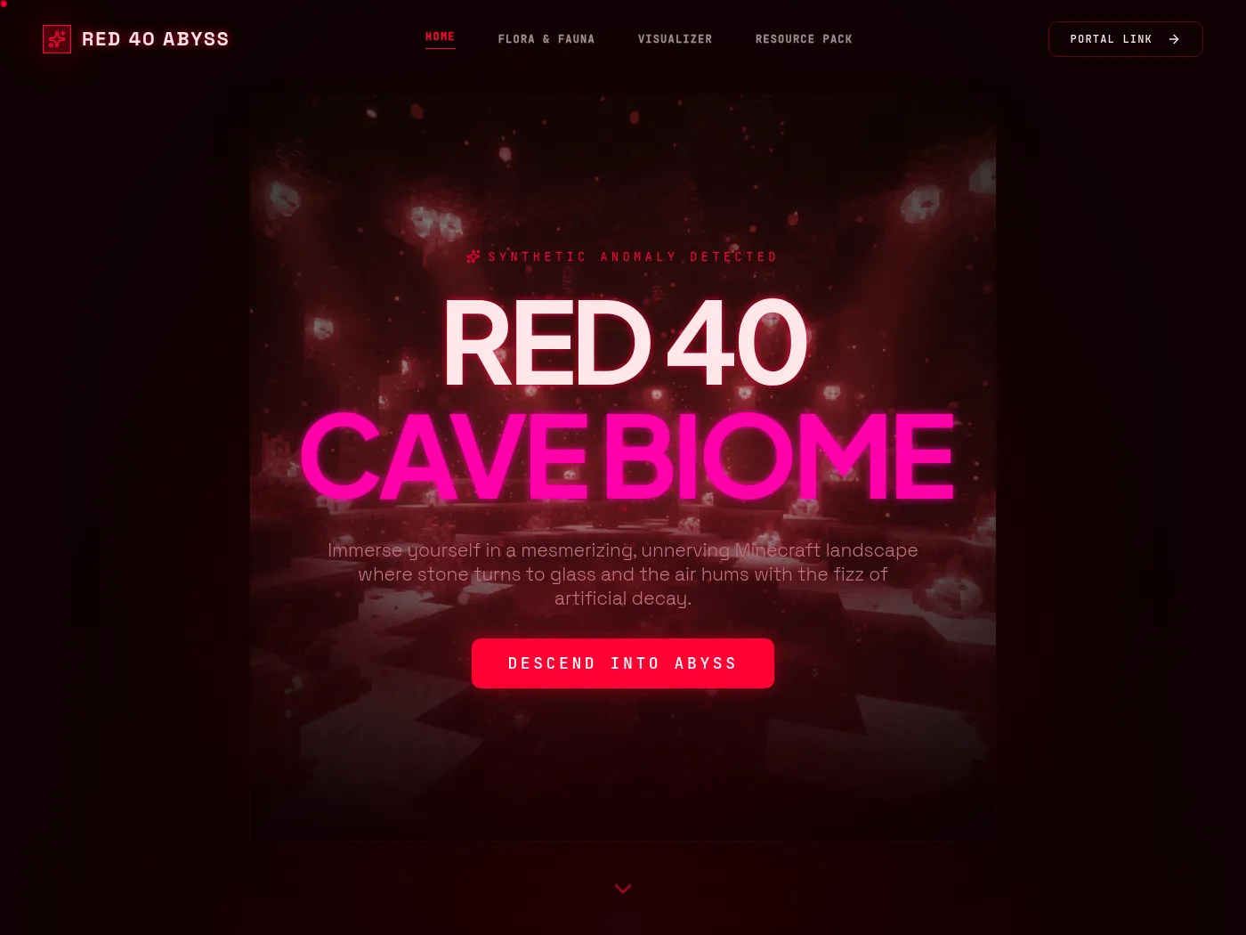 Red 40 Candy Cave Biome