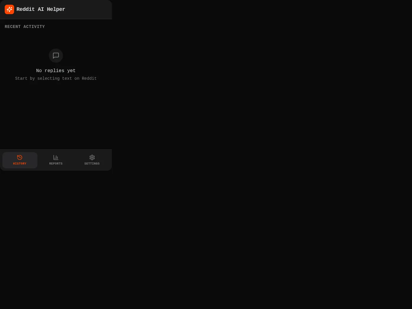Reddit AI Reply Helper