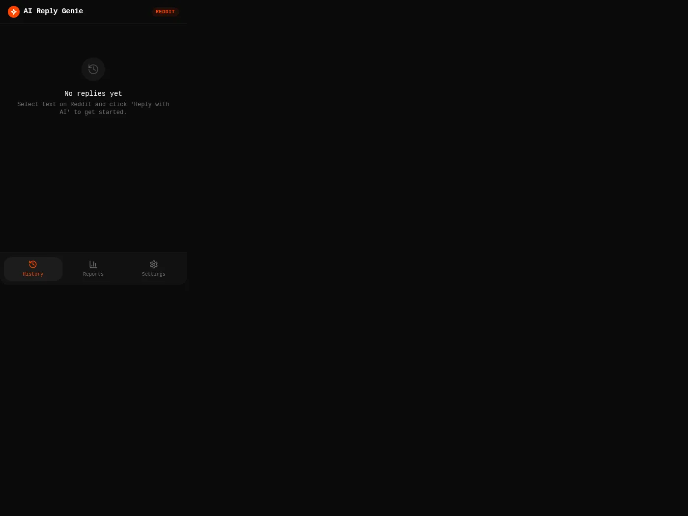 Reddit AI Reply Genie