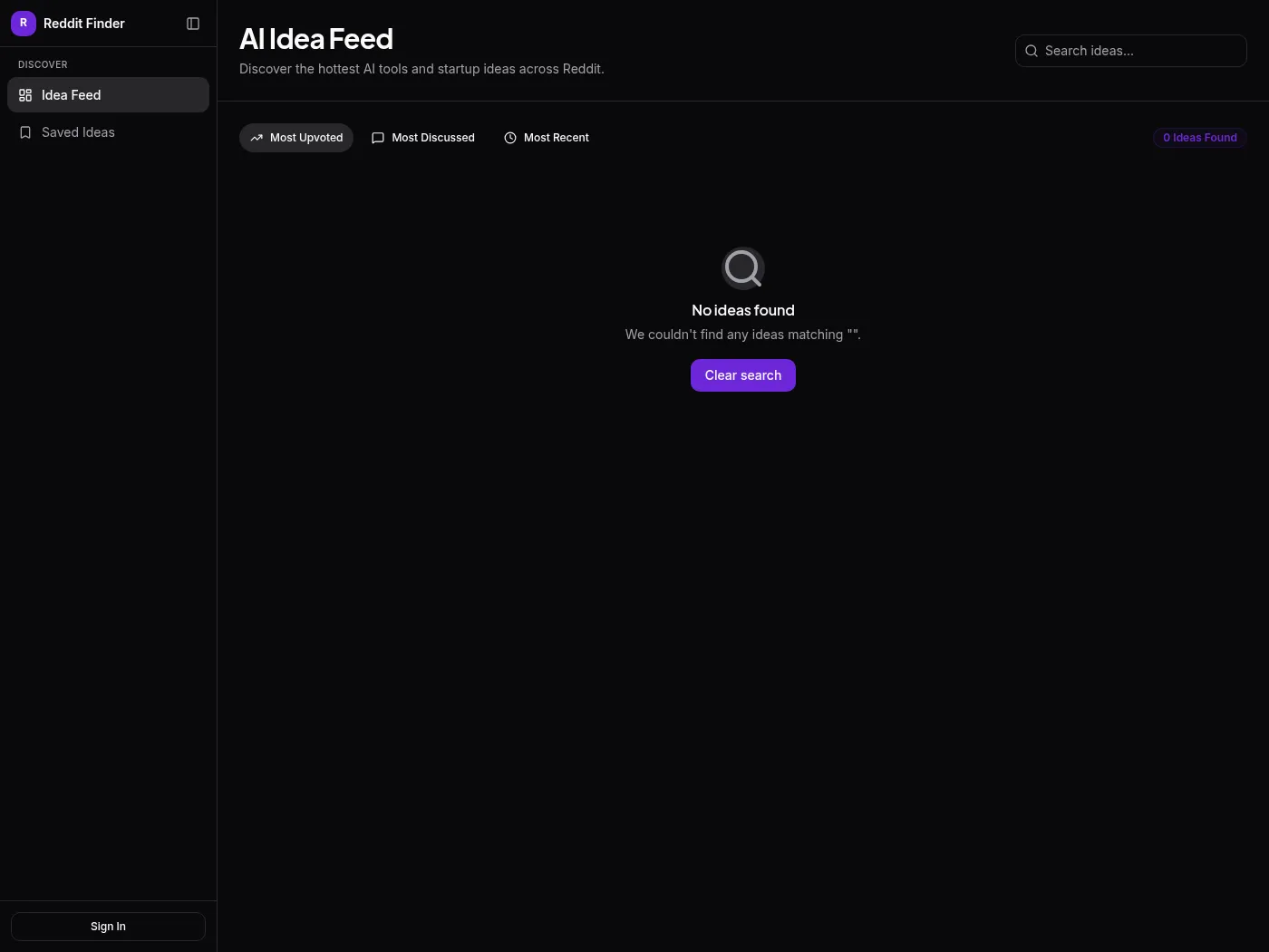 Reddit AI Tool Finder