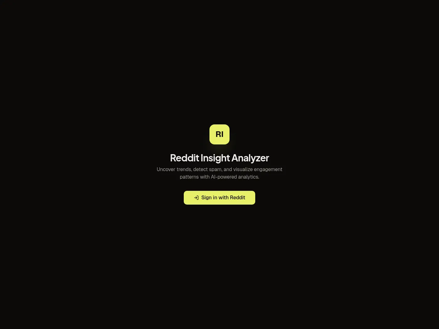 Reddit Insight Analyzer