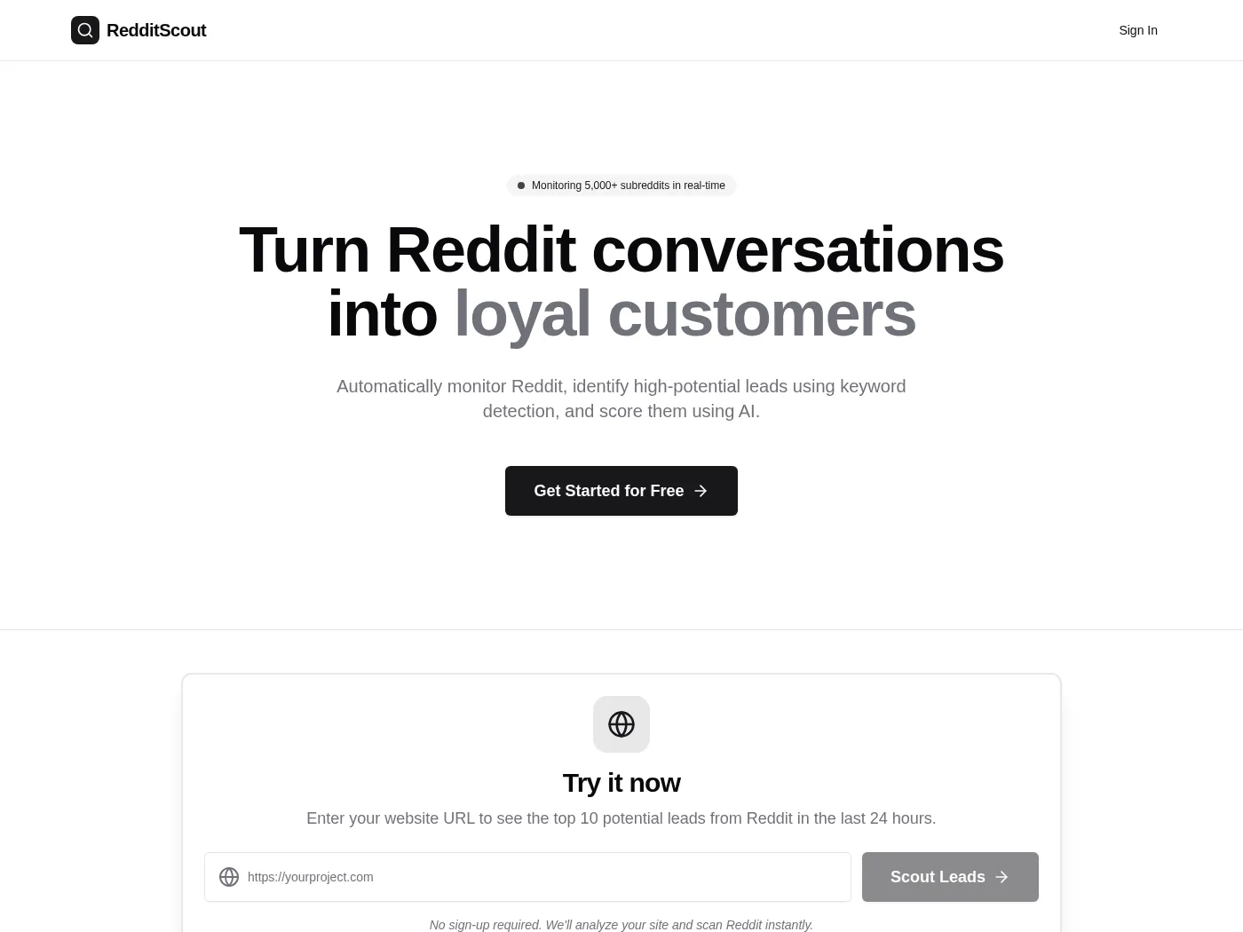 Reddit Lead Scout