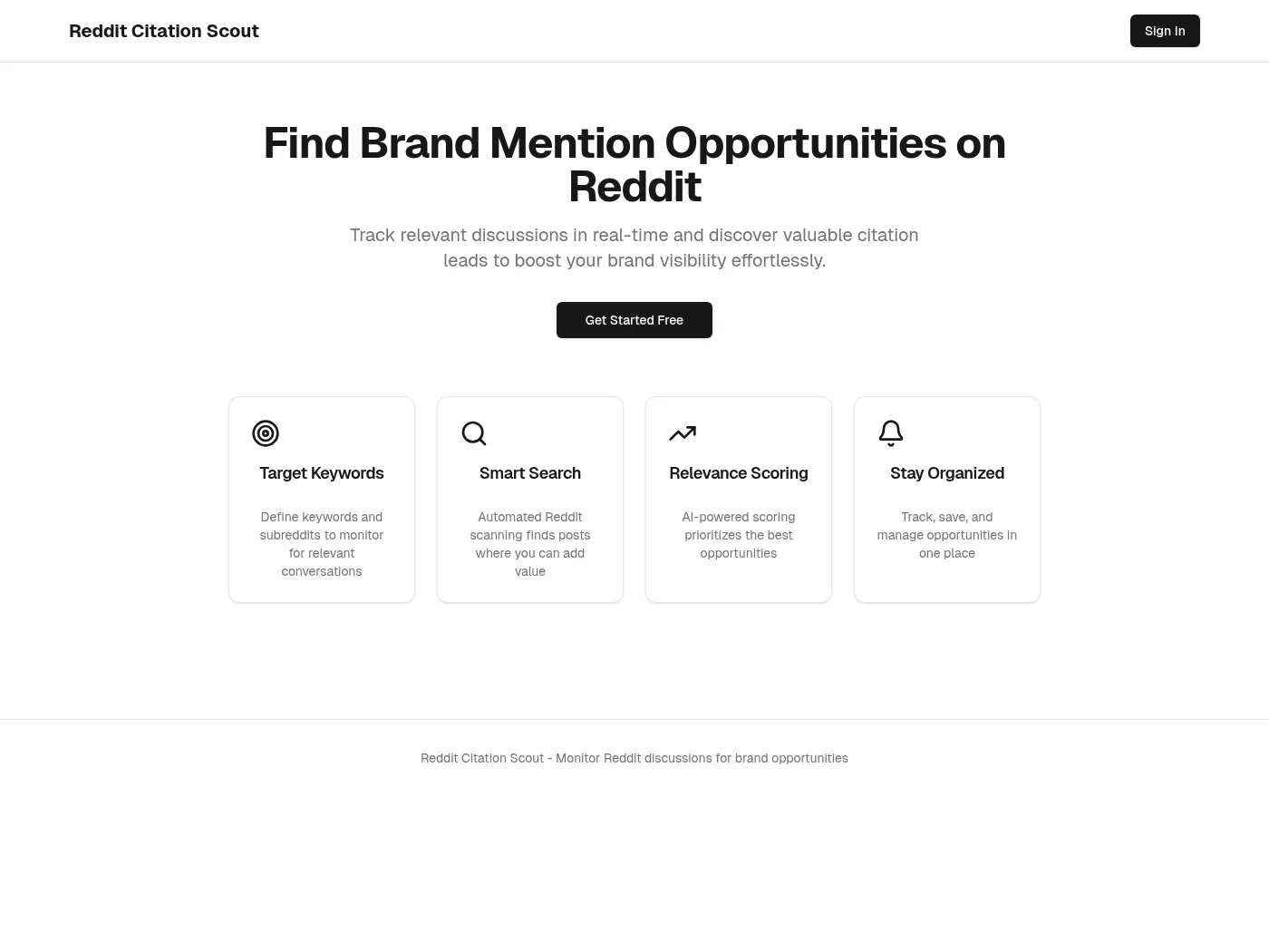 Reddit Citation Scout