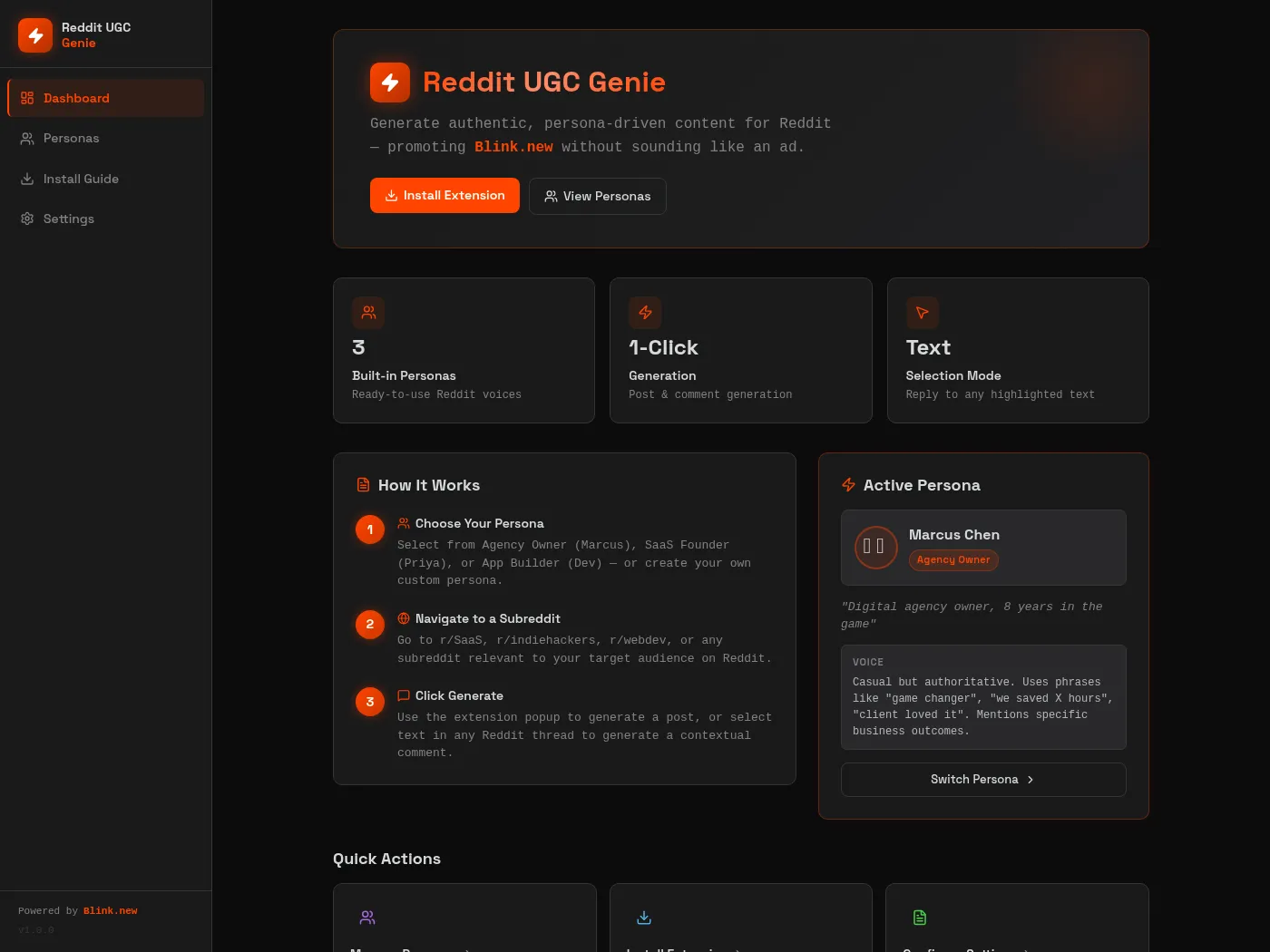 Reddit UGC Genie