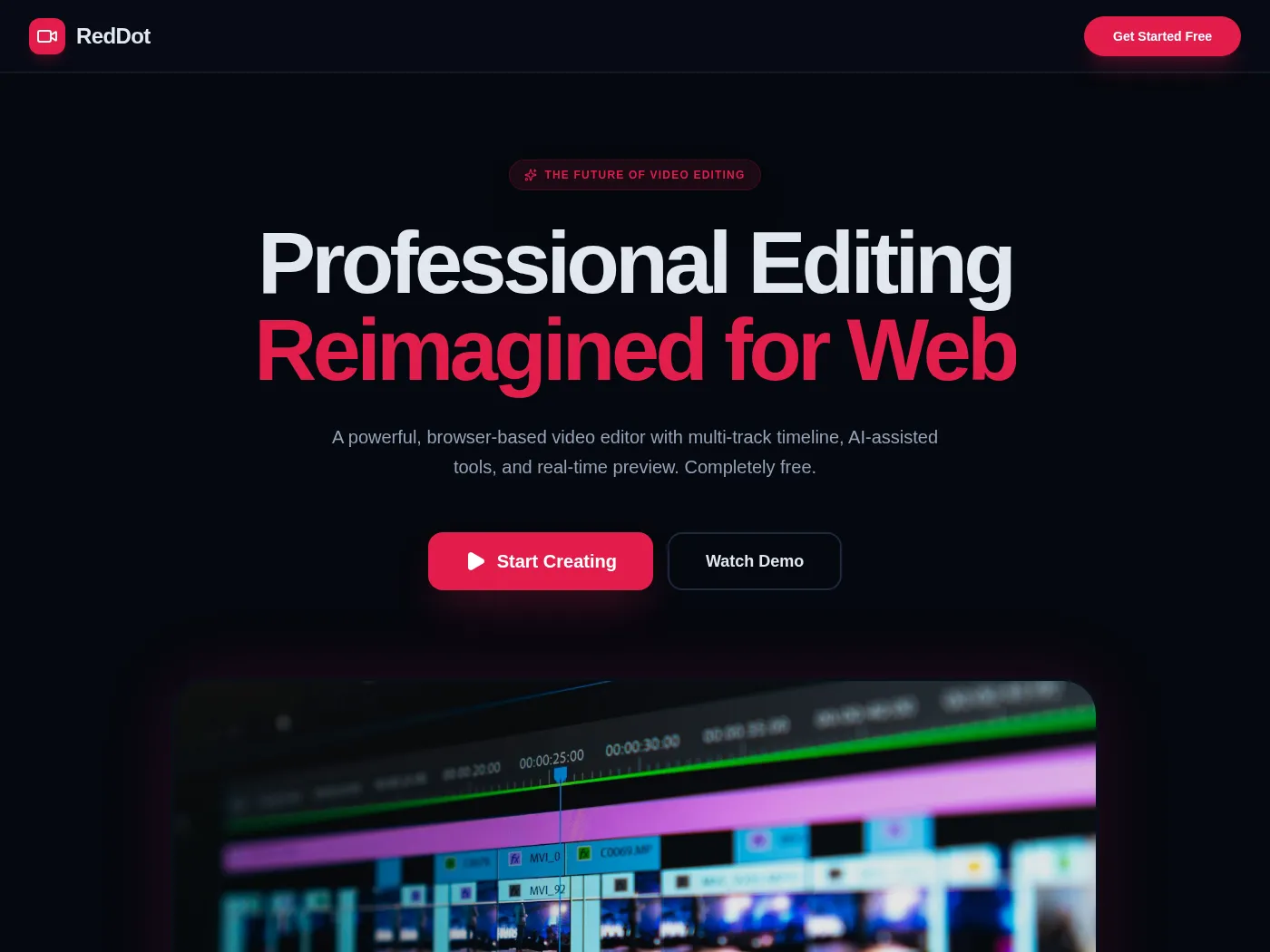RedDot Video Editor