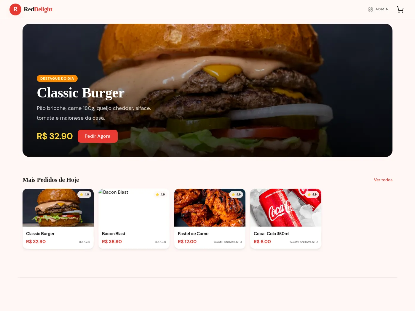 RedDelight Delivery System