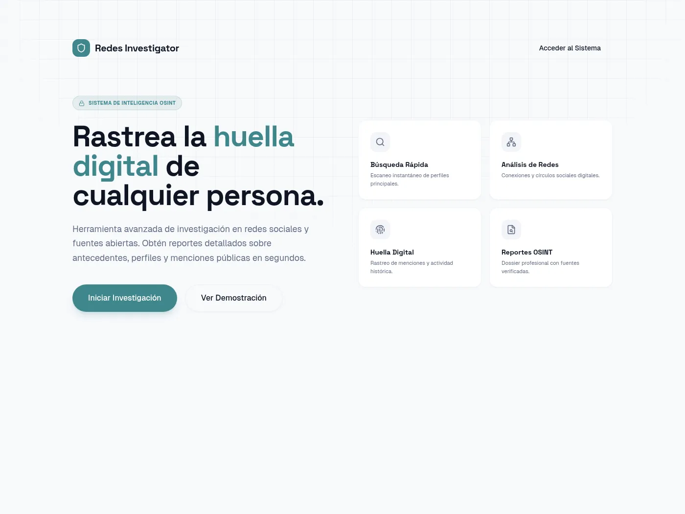 Redes Investigator