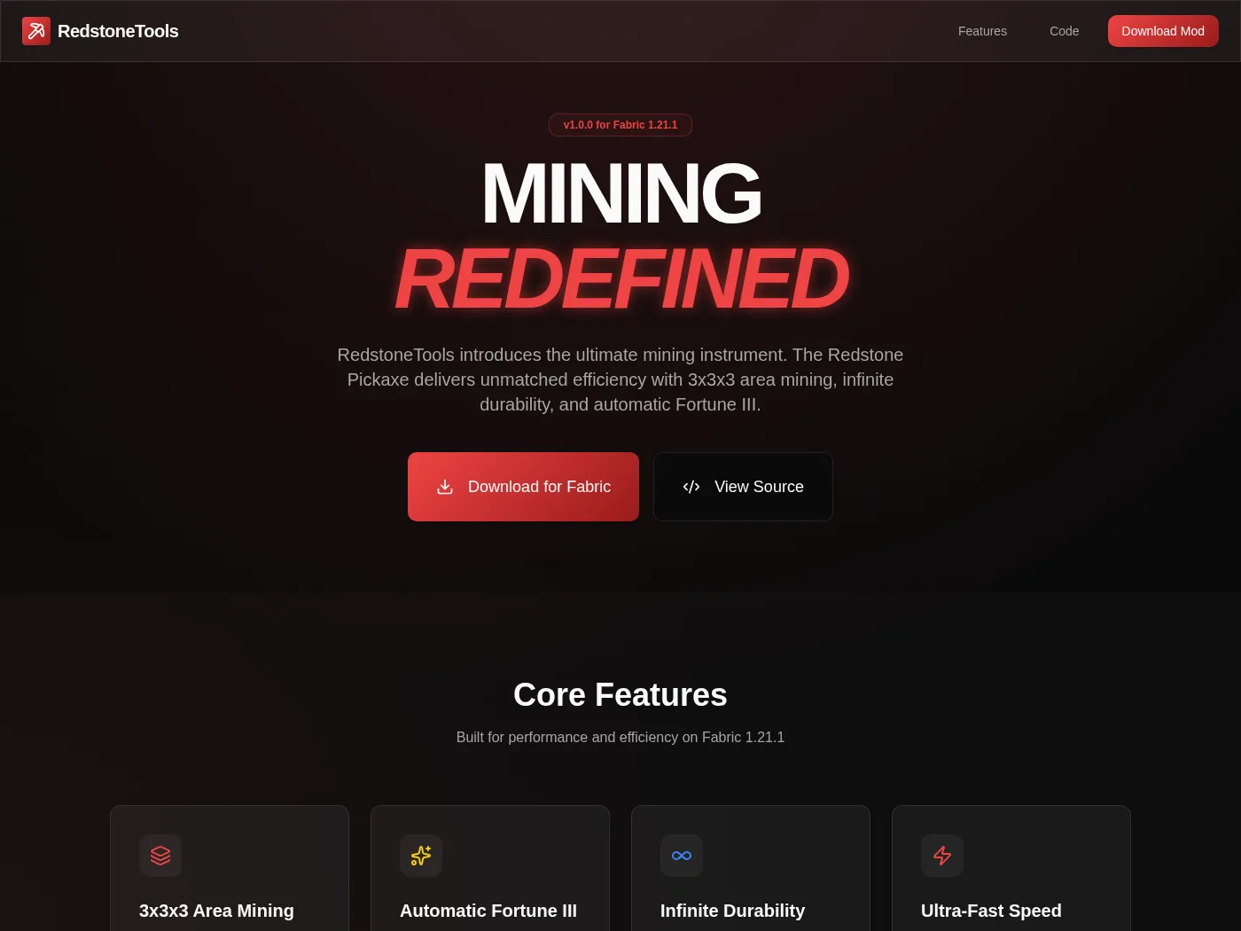 RedstoneTools Fabric Mod