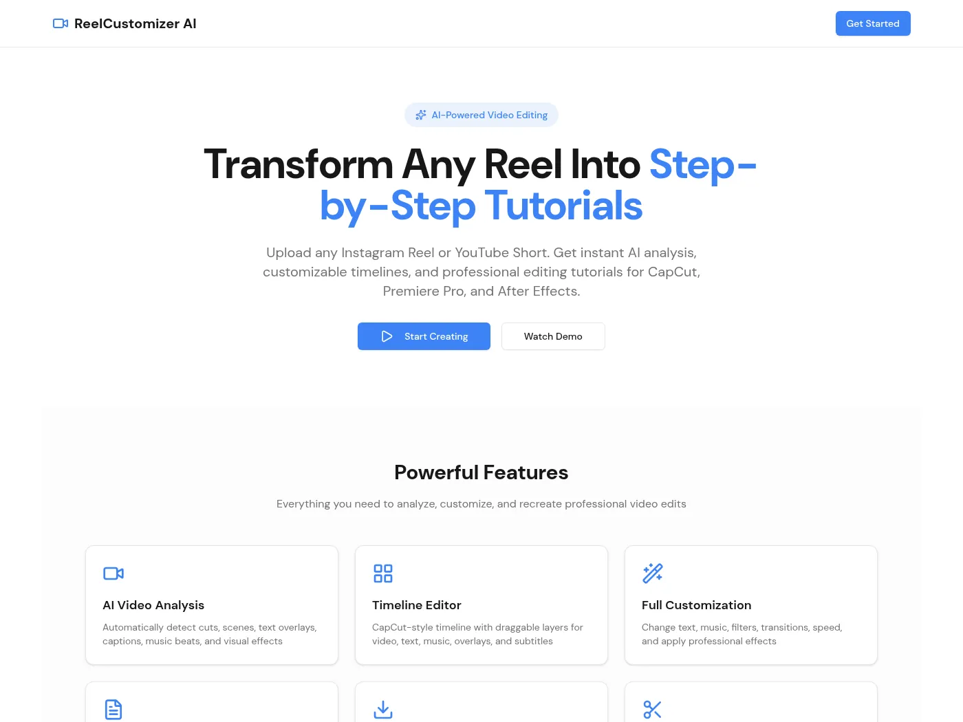 ReelCustomizer AI