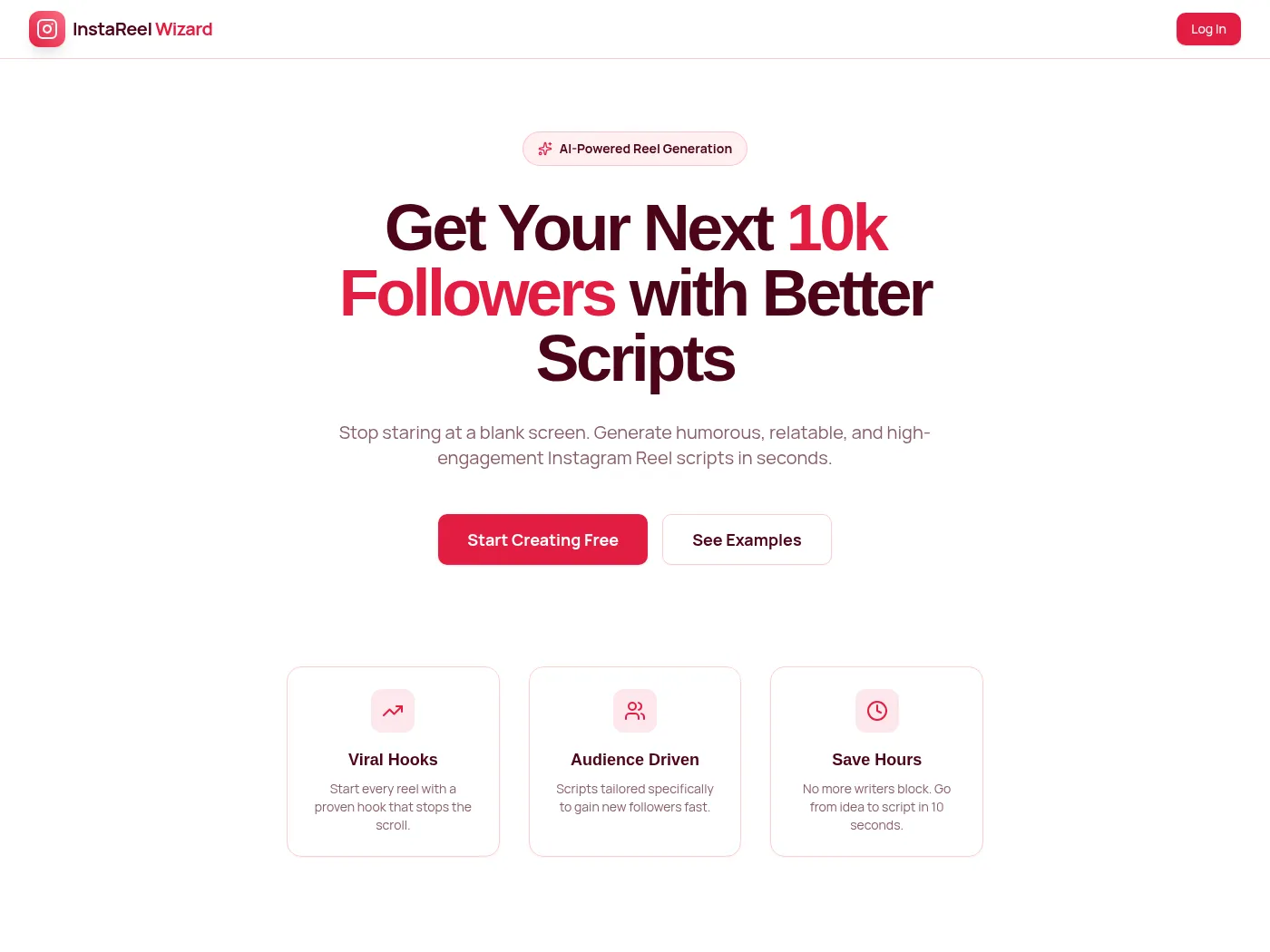 InstaReel Script Wizard