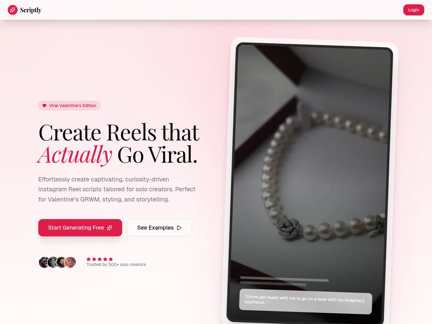 Viral Reel Script Generator