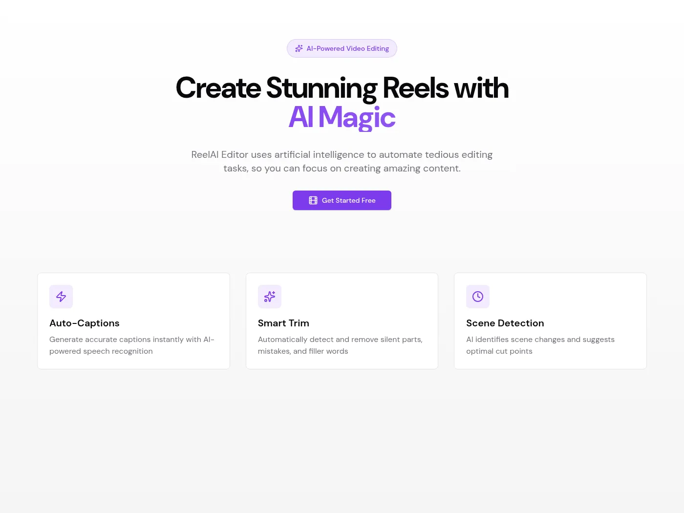 ReelAI Editor