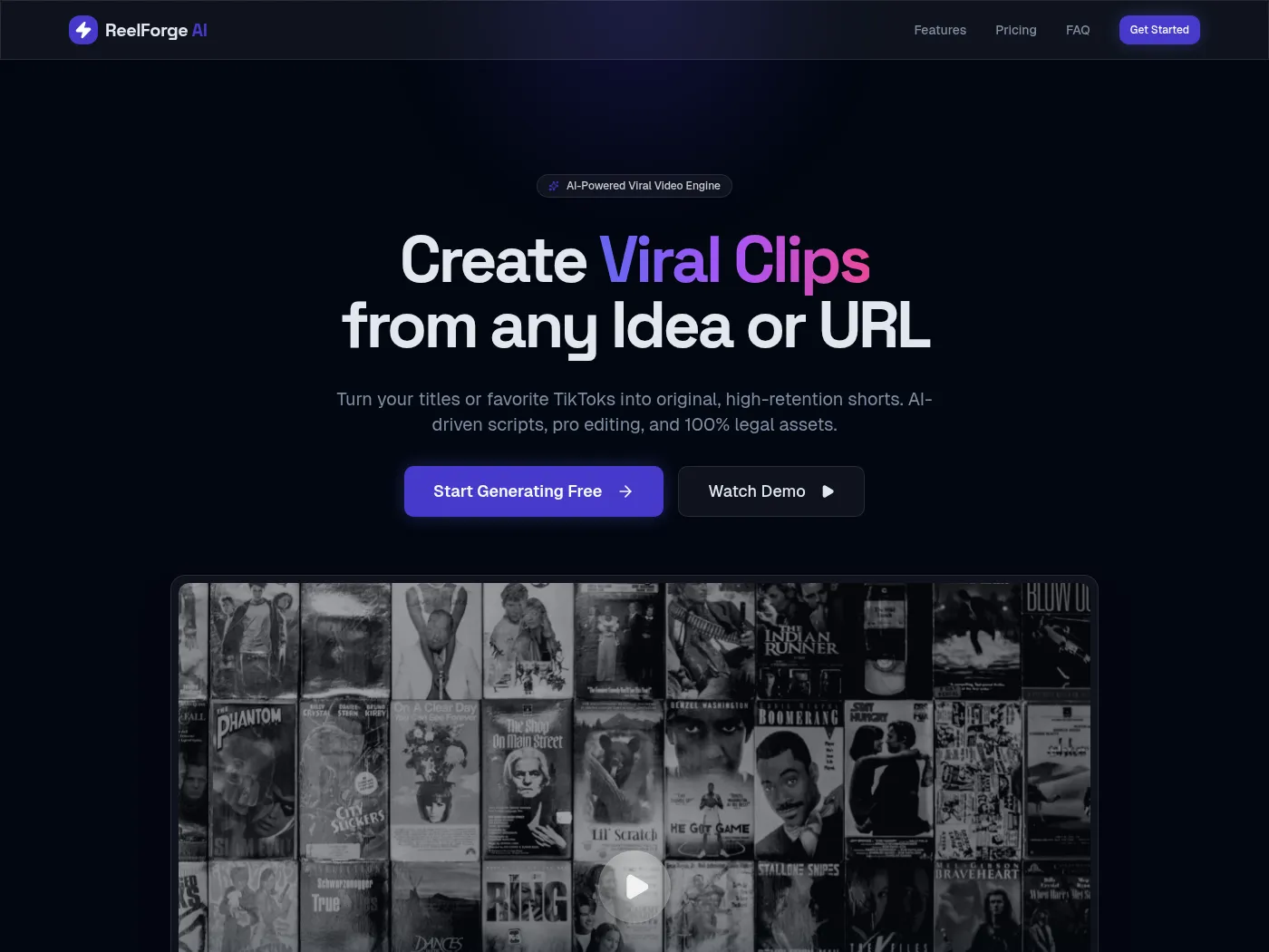 ReelForge AI Studio