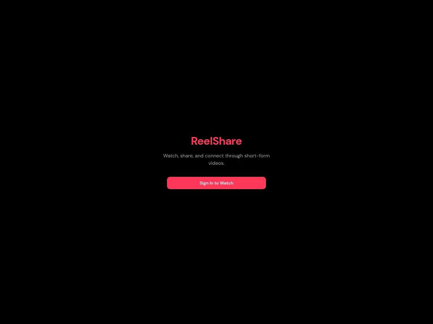 ReelShare Platform