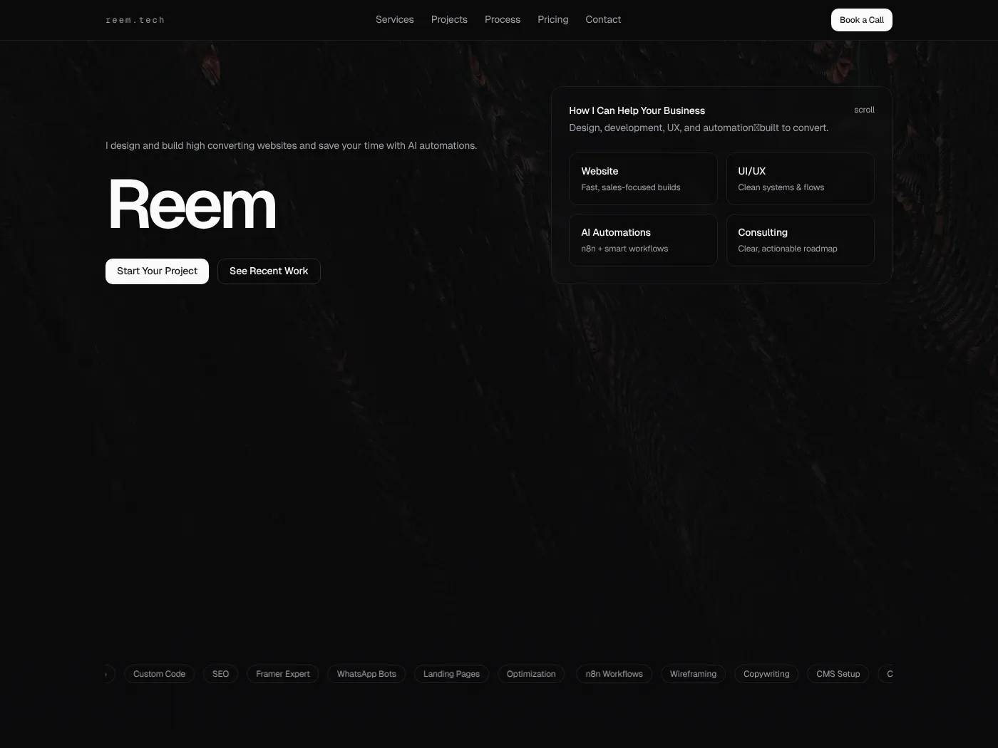 Reem.dev Portfolio Clone