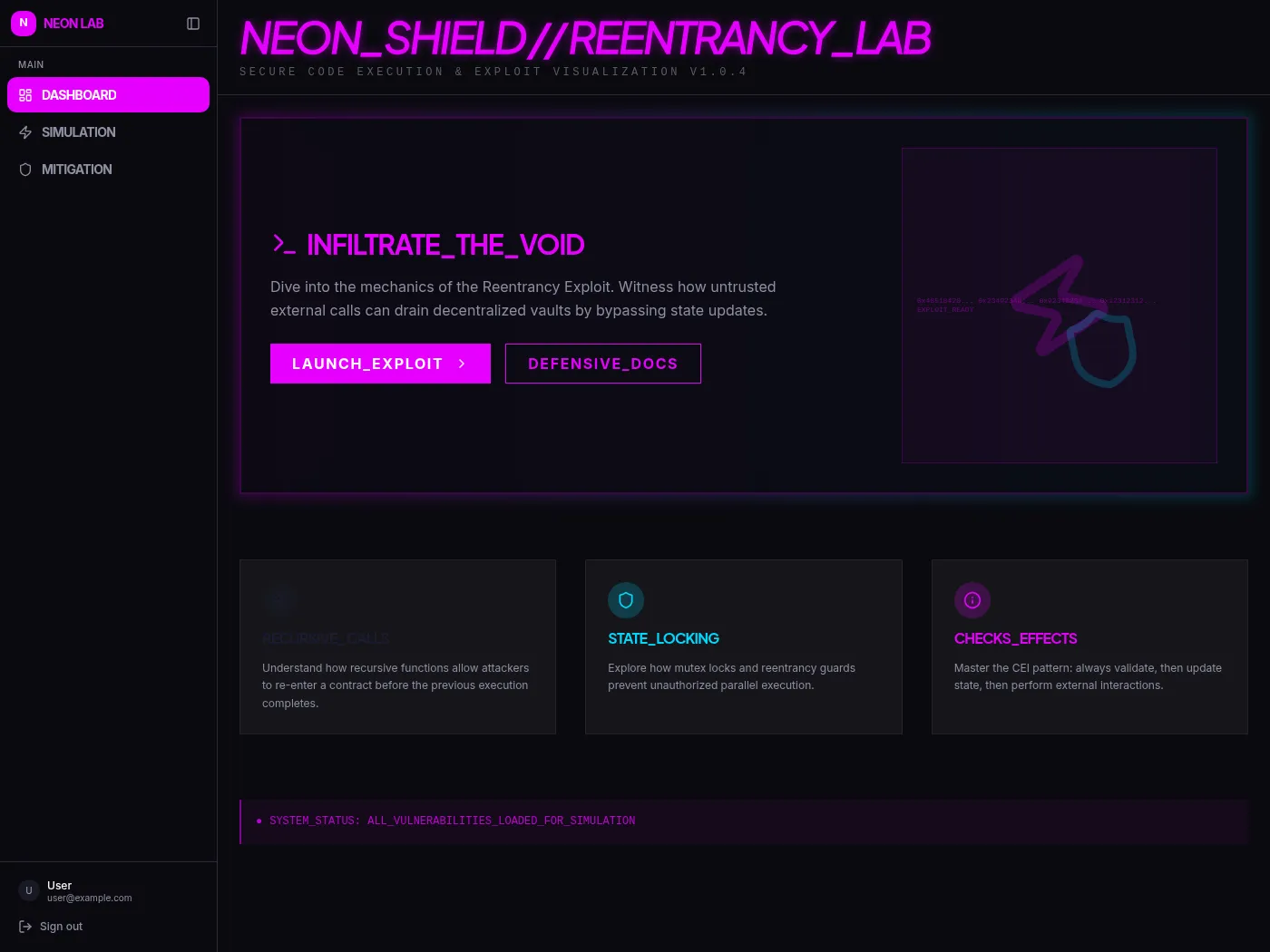 Reentrancy Exploit Demo