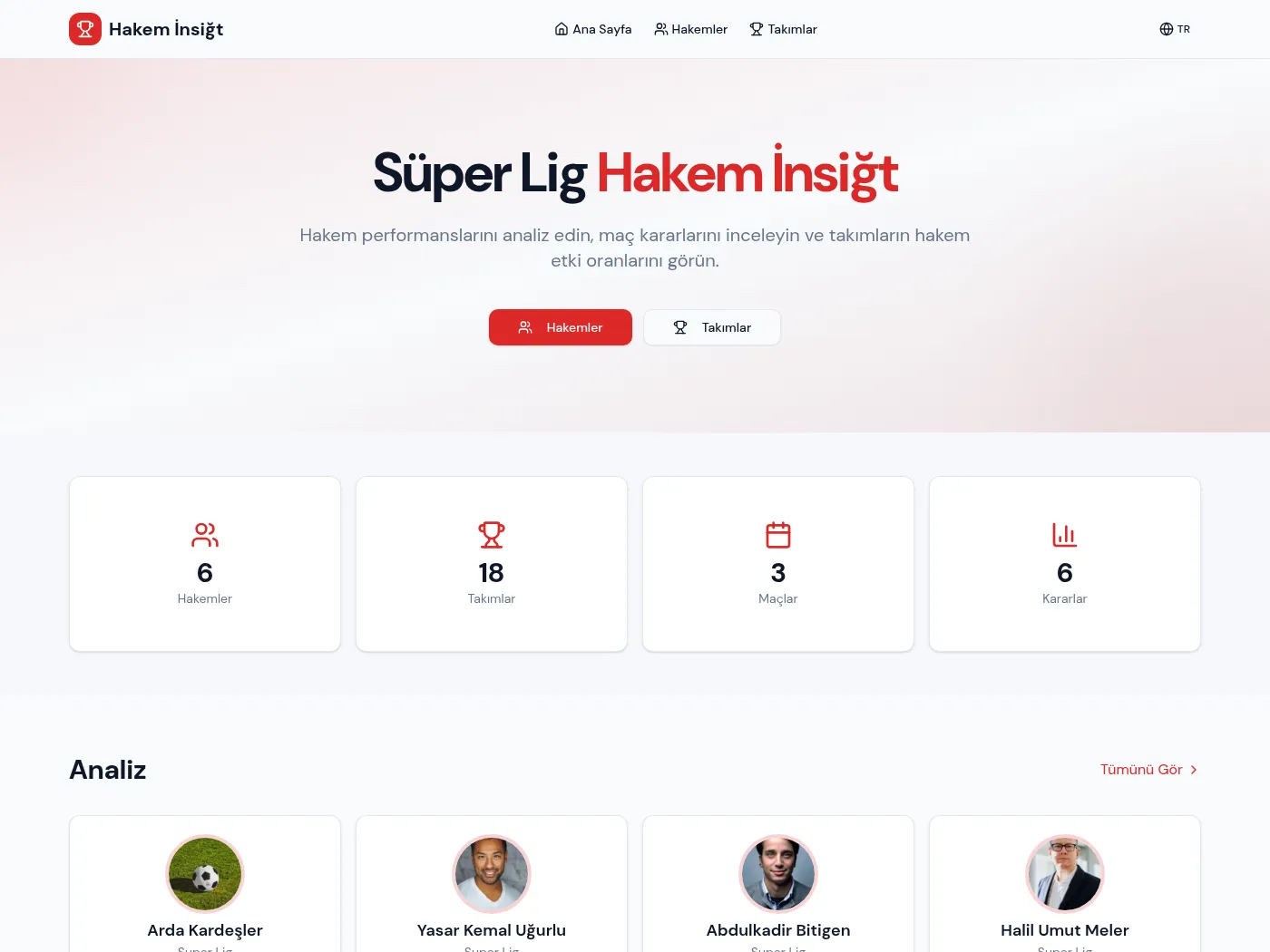 Referee Insight Tracker