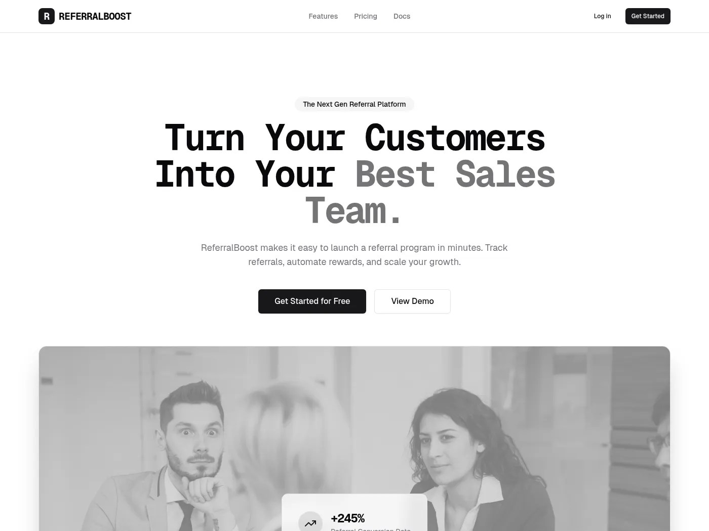 Referral Boost SaaS