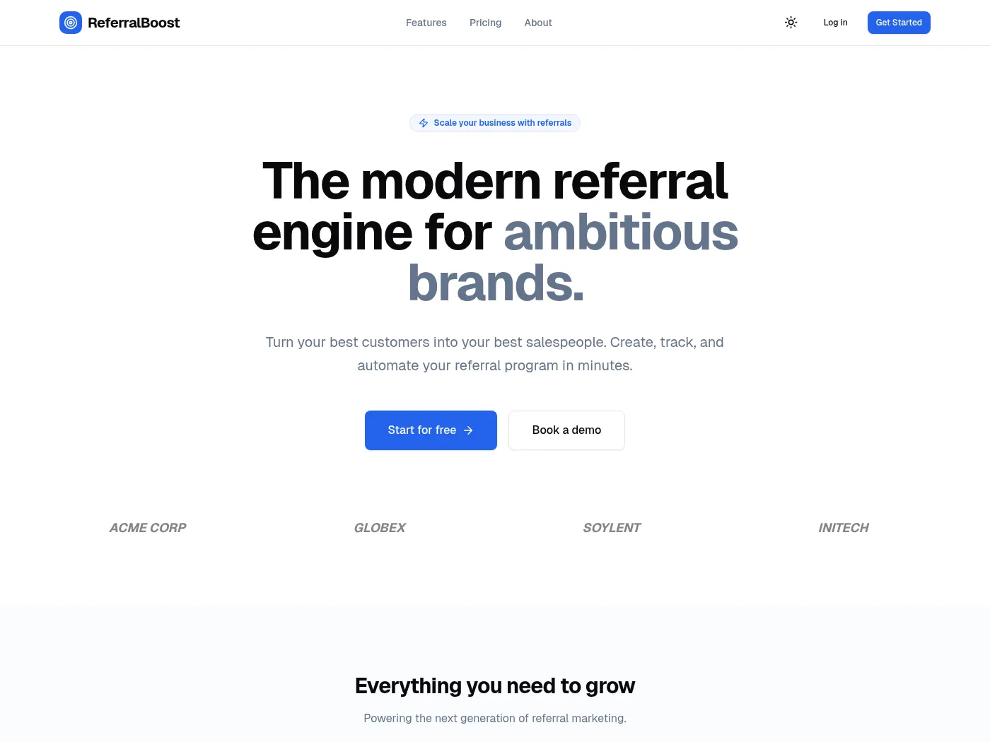 ReferralBoost Platform
