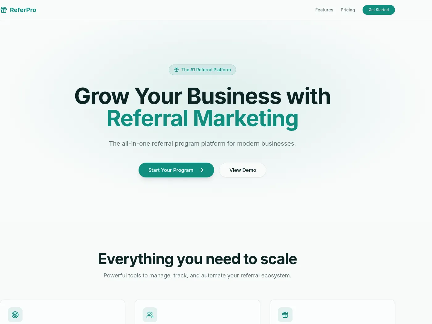 ReferPro Platform