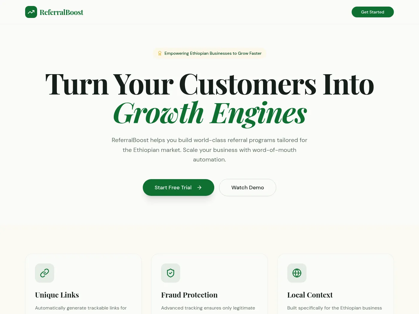 ReferralBoost Platform