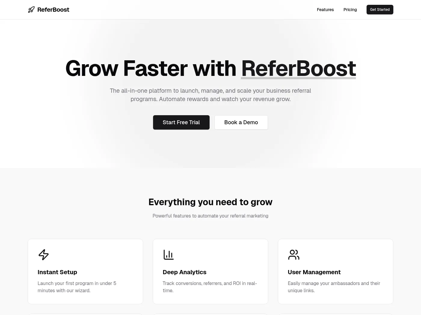 ReferBoost Platform